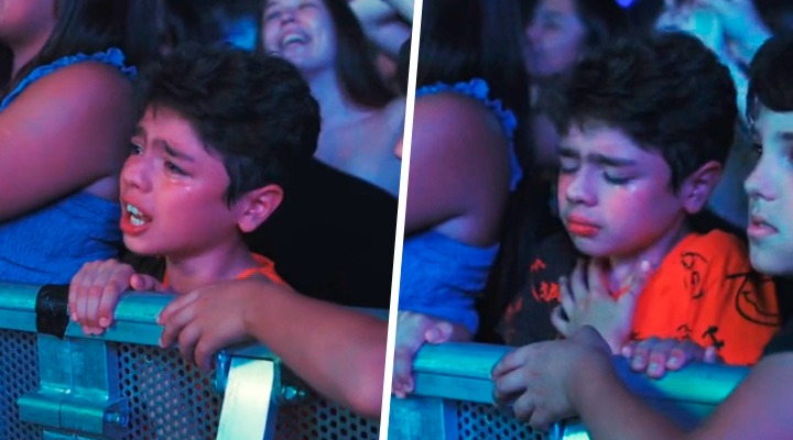 Niño llora en concierto de Sebastián Yatra y se hace viral