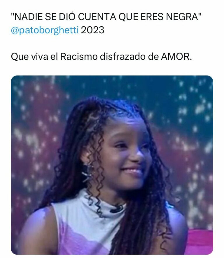 Los memes de Pato Borghetti tras comentario a Halle Bailey