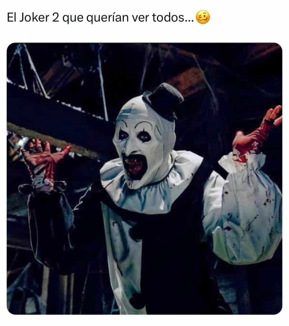 Los mejores memes del estreno de la película Joker 2
